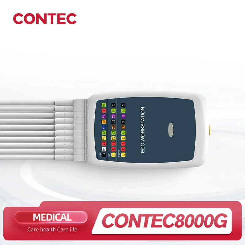Contec 8000G Multi-funktion PC EKG/EKG Workstation System 12 Blei Ruhe ...